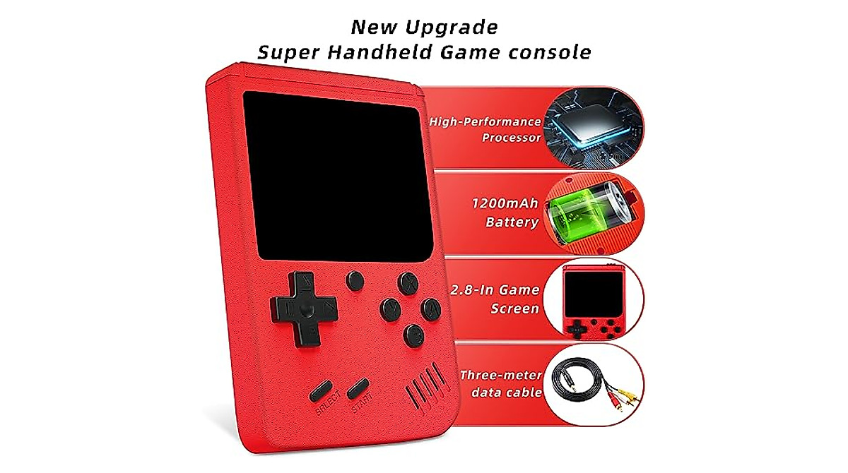 Retro Handheld Game Console - 500 Classic Games