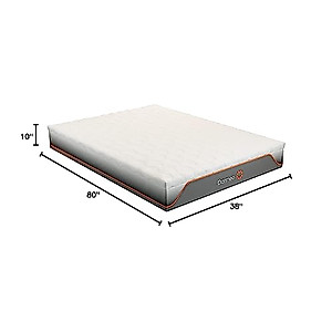 Dormeo Recovery 10" Twin XL Mattress with Signature Recovery Foam™ and Pressure Relieving OctaspringⓇ Technology, Medium Firm - 80” L x 38” W x 10” H