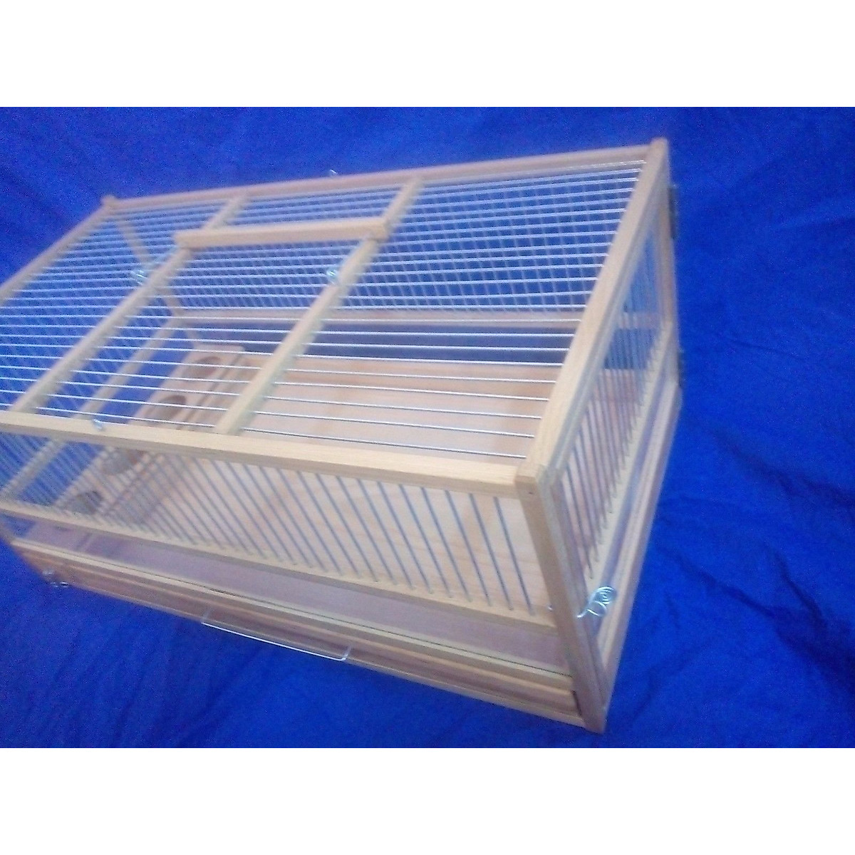 for Quail, Rodent, Small Animal/Wooden Quail Cage, Plexiglas, Slide Out Tray