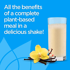 Vegansmart Naturade Plant Based Vegan Protein Powder - All-in-One Nutritional Shake Protein Blend - Gluten Free & Non-GMO - Vanilla (15 Servings)