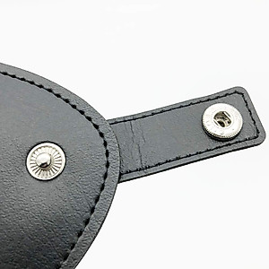 Guitar Pick Holder Case for Acoustic Electric Guitar, Variety Pack Picks Storage Pouch Box, PU Leather Guitar Plectrums Bag, Gift for Guitar Players (Case Only)