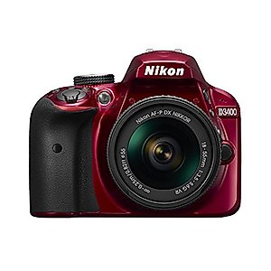 Nikon D3400 w/ AF-P DX NIKKOR 18-55mm f/3.5-5.6G VR (Red)