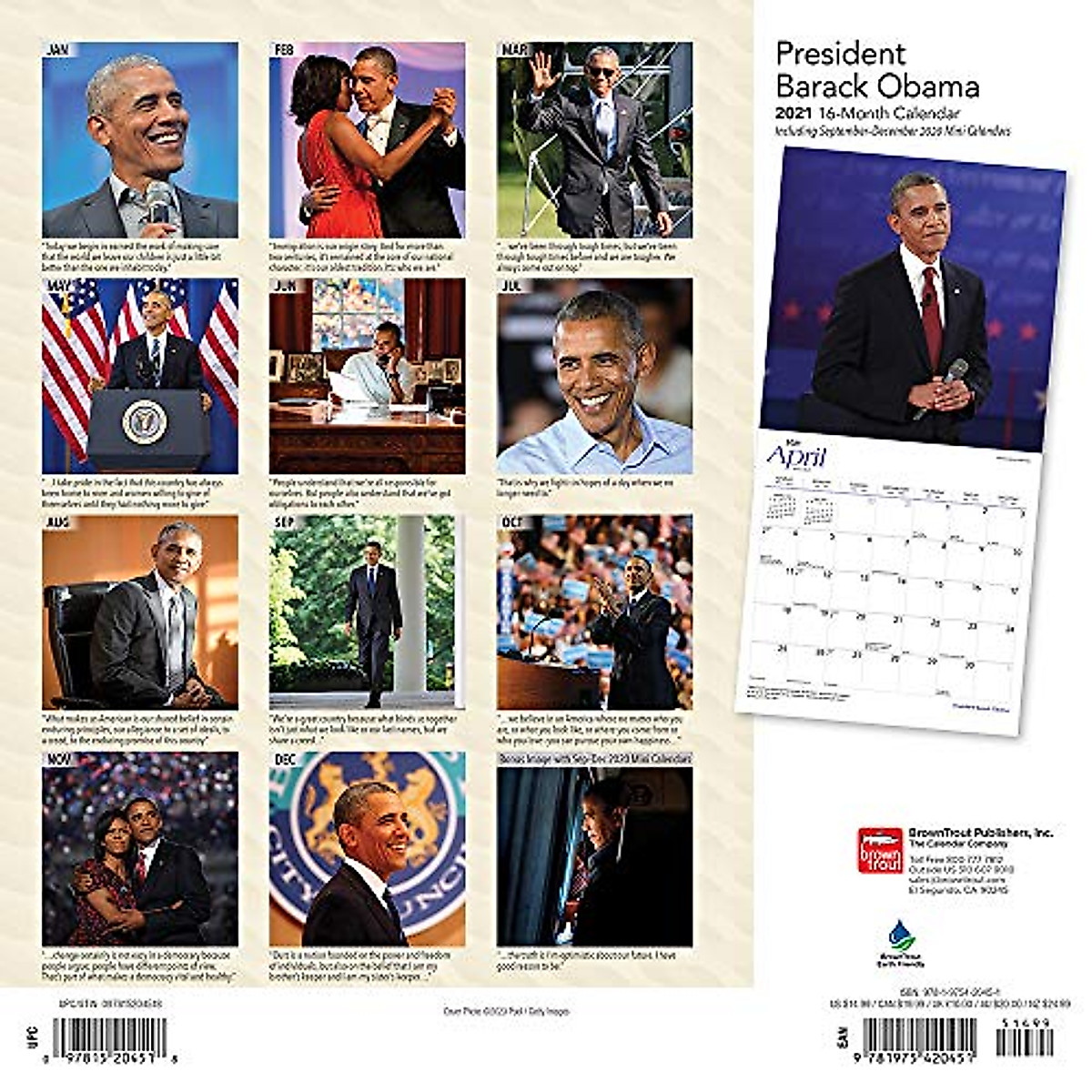 President Barack Obama 2021 Calendar