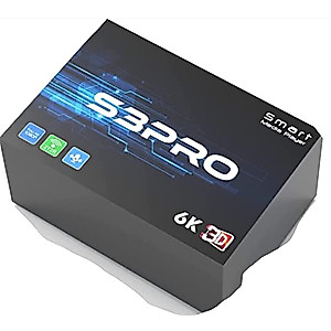 Super Box S3 PRO, S3pro 2023, Combo Bundle, 2 HDMI, 1 Voice and 1 Full Keyboard Remote, (Comes with Easy Detailed Install Instructions, Great Customer Support)