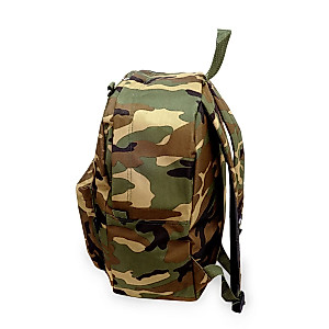 Everest Classic Woodland Camo Backpack, Camouflage, One Size