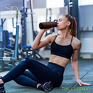 SipX™ Triple-Insulated Stainless Steel Water Bottle 25oz. With 3 Lids, BPA-Free Reusable Insulated Water Bottle Keeps Cold 24 Hours, Metal Water Bottle Made Of Sustainable Material For Hiking & Biking