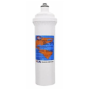 Omnipure (ELF 1M-P-W) 12.5"x4" Diameter E-Series ELF 1 Micron Carbon Block with Sediment Wrap