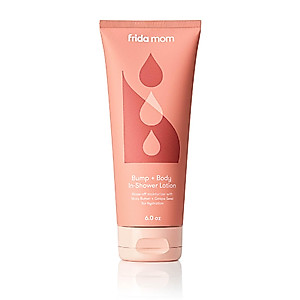 Frida Mom Prgenancy Belly Cream, In Shower Body Lotion for Fully Body and Bump, Moisturizing Lotion for Pregnant Dry and Stretched Skin, 6oz