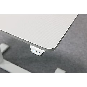 Signature Design by Ashley Lynxtyn Adjustable Height Side Desk, 28"W x 16"D x 26/41"H, Black