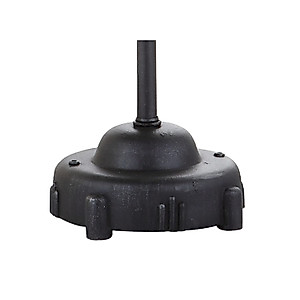 JONATHAN Y JYL4030A Odette 65" Industrial Metal Floor Lamp Industrial,Rustic,Transitional for Bedrooms, Living Room, Office, Reading, Black/Silver