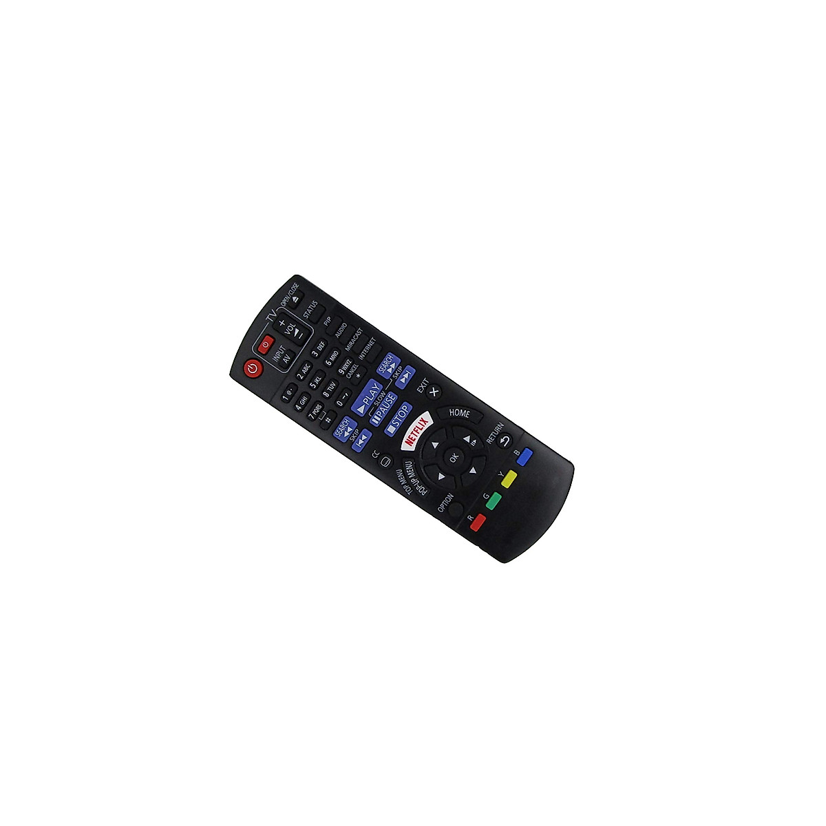 HCDZ Replacement Remote Control for Panasonic DMP-BDT360 DMP-BDT361 DMP-BDT460 DMP-BD94 N2QAYB001023 DMP-BD903 Smart Network 3D Blu-ray Disc Player