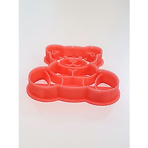 Generico T3D Cookie Cutters Bear Cookie Cutter, Suitable for Cakes Biscuit and Fondant Cookie Mold for Homemade Treats, 3.31 x 3.35In x 0.55In