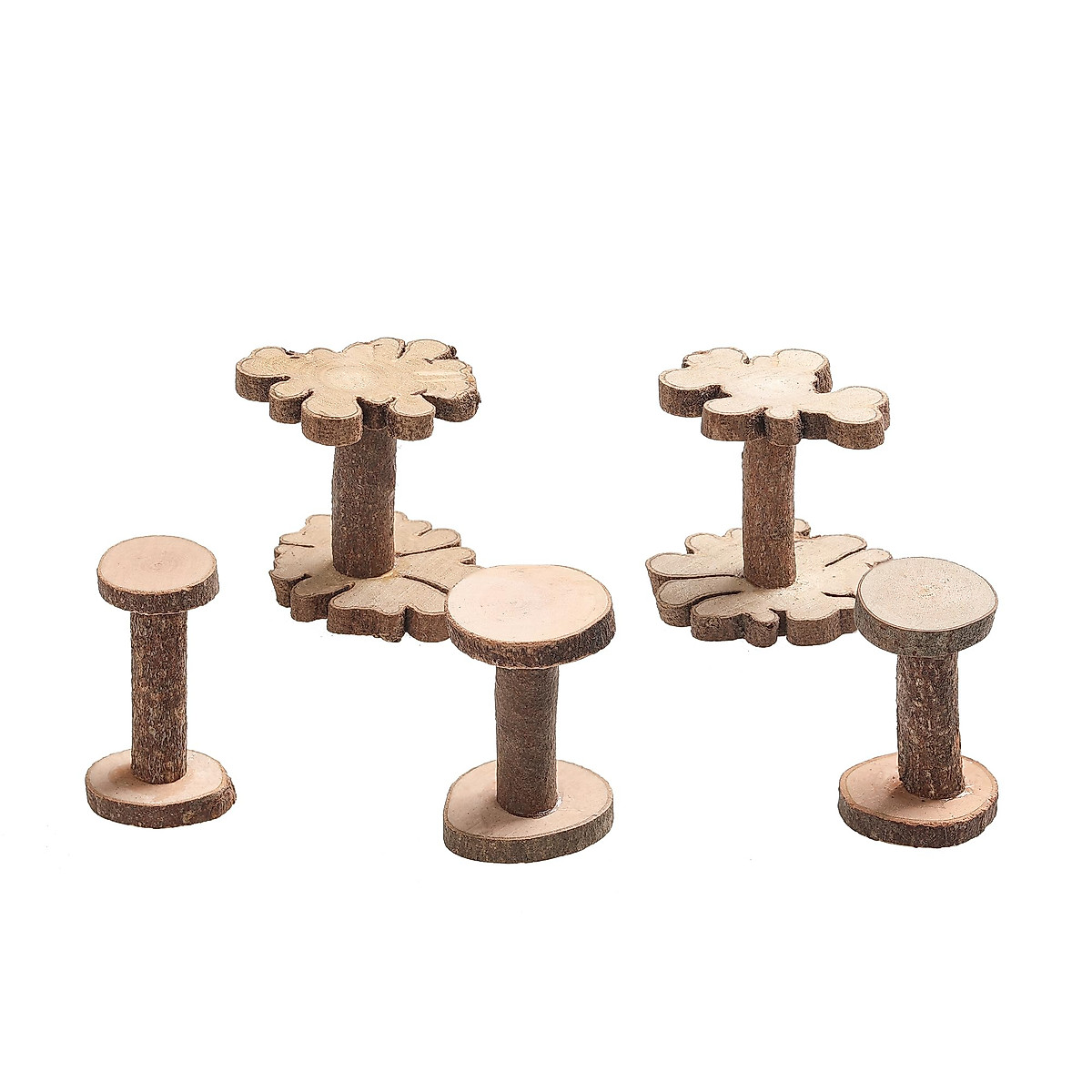 LAZACA Wood Craft Kits DIY for Kids Ages 5-20 Wooden Art Paint Bulk Crafts Garden Playset Loose Parts Play Materials L/21X17X4cm