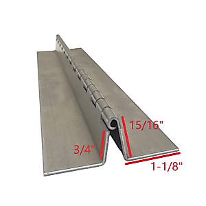 3/4" Double Offset Hinge, Rv, Marine Boat Folding Seat L8