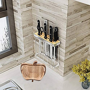 UXZDX Shopping Basket,Foldable Basket Basket in Bamboo in Form of Apple for Fruits (Wood Log)