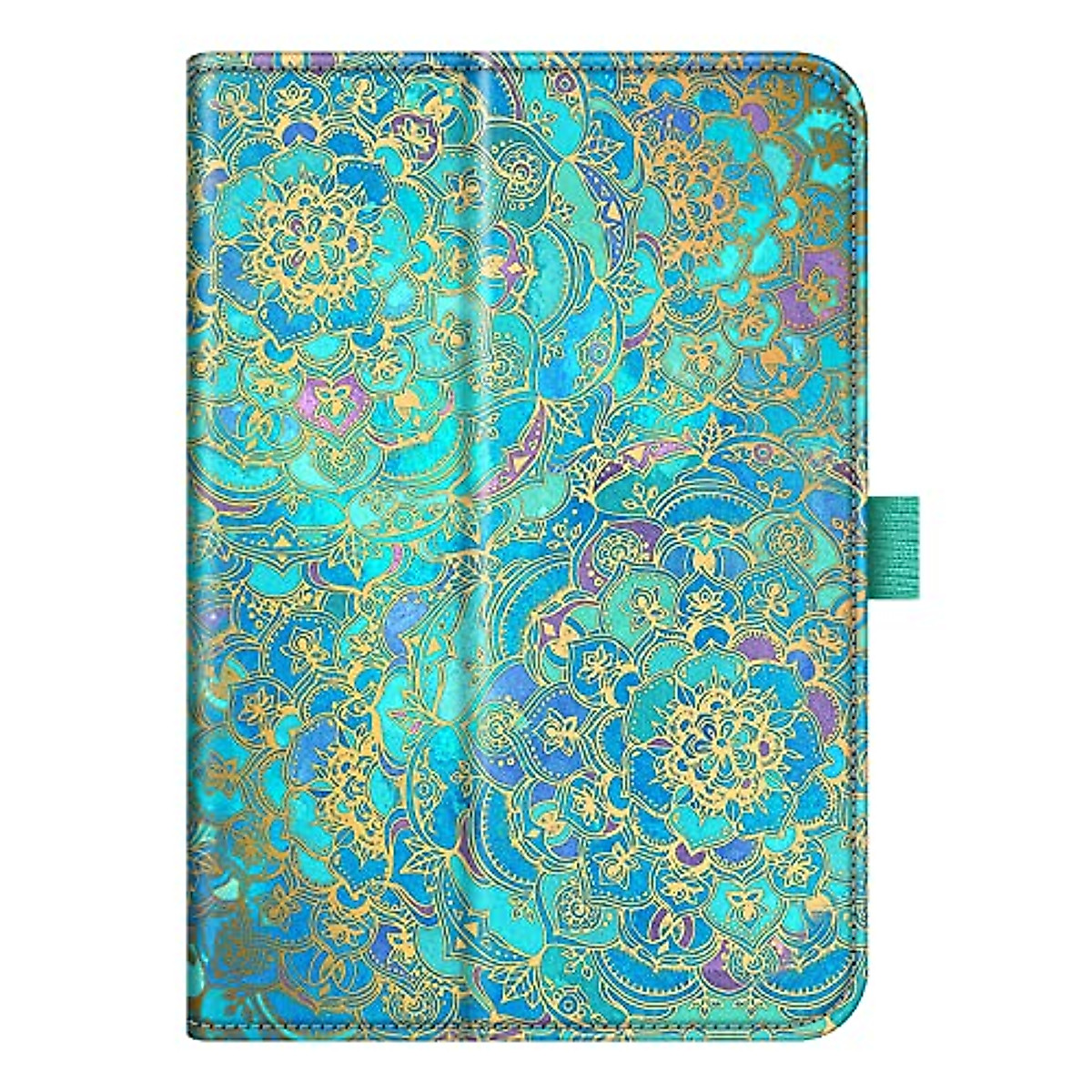 Fintie Folio Case for All-New Fire 7 Tablet (12th Generation, 2022 Release) Latest Model - Premium Vegan Leather Slim Fit Foldable Stand Cover with Auto Sleep/Wake, Shades of Blue