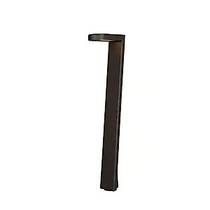 Hampton Bay 9-Watt Millennium Black Outdoor Integrated LED Landscape Path Light