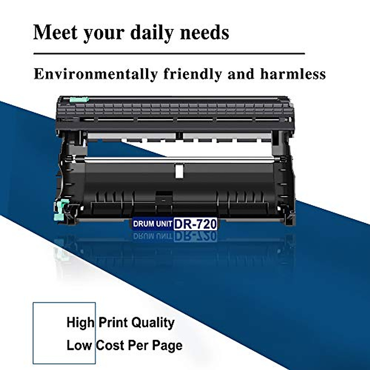 GULOYA Compatible 1 Pack DR-720 DR720 Black Drum Unit Replacement for Brother hl-5440D 5450DN DCP-8110DN 8150DN 8155DN 8510DN MFC-8710DW 8810DW 8910DW 8950DW/DWT Printer(Toner is not Included).