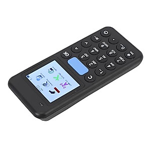 Barcode Reader, User Friendly 2.4 Inch Screen 433 Transfer 1500mAh Battery Portable Handheld QR Barcode Reader USB Data Cable for Shop