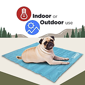 Coleman Comfort Cooling Gel Pet Pad, Dog and Cat Supplies,Non-Toxic,24x30 Inches, Blue