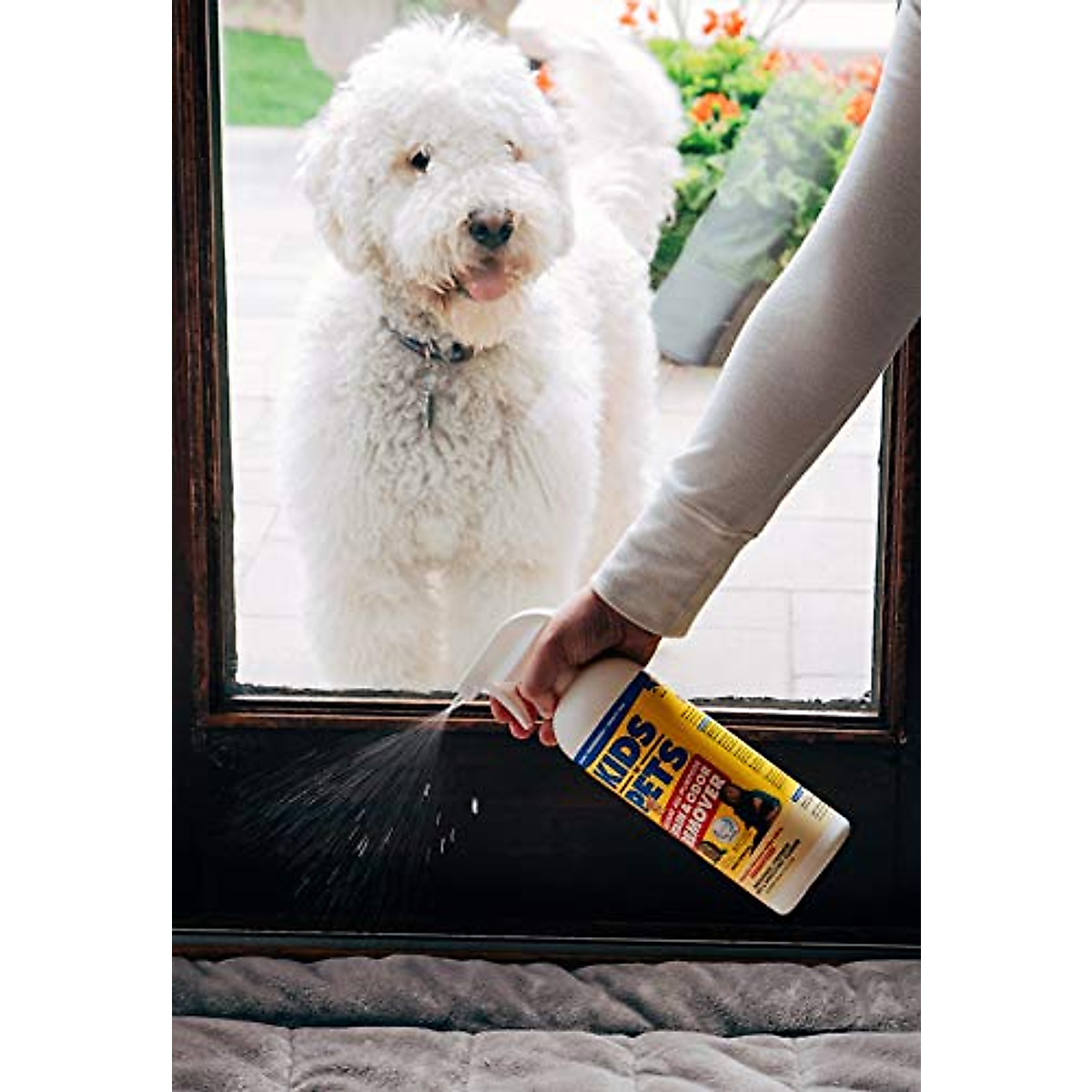 KIDS 'N' PETS - Instant All-Purpose Stain & Odor Remover – 27 fl oz - Permanently Eliminates Tough Stains & Odors – Even Urine Odors - No Harsh Chemicals, Non-Toxic & Child Safe, Multi-Color