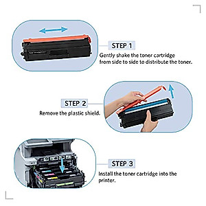 Leize Compatible Brother TN-436 TN436 Toner Cartridge Replacement for TN436BK High Yield use for Brother MFC-L8900CDW HL-L8360CDW MFC-L8610CDW HL-L8260CDW Printer (Black 2-Pack)