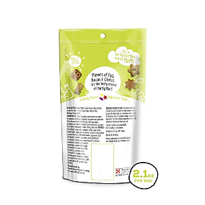 Purina Friskies Made in USA Facilities Cat Treats, Party Mix Crunch Morning Munch - (10) 2.1 oz. Pouches