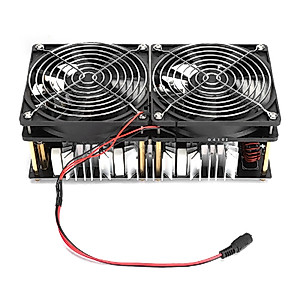 Induction Heater, ZVS 2500W 12-48V Induction Heater, Heating PCB Board Module, Return Controller, with Crucible Water Pump Tube, with Stable Performance