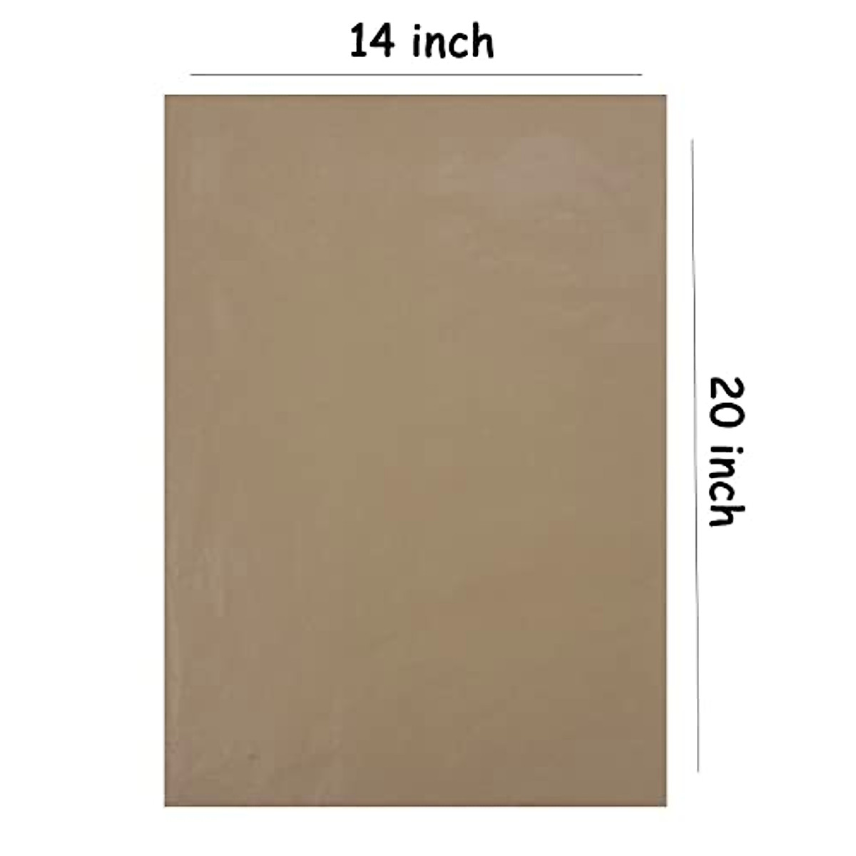 360 Sheets Kraft Tissue Paper 20 x 14 Inch Wrapping Paper Art Paper for DIY Project Wedding Birthday Holiday Decor (Kraft)