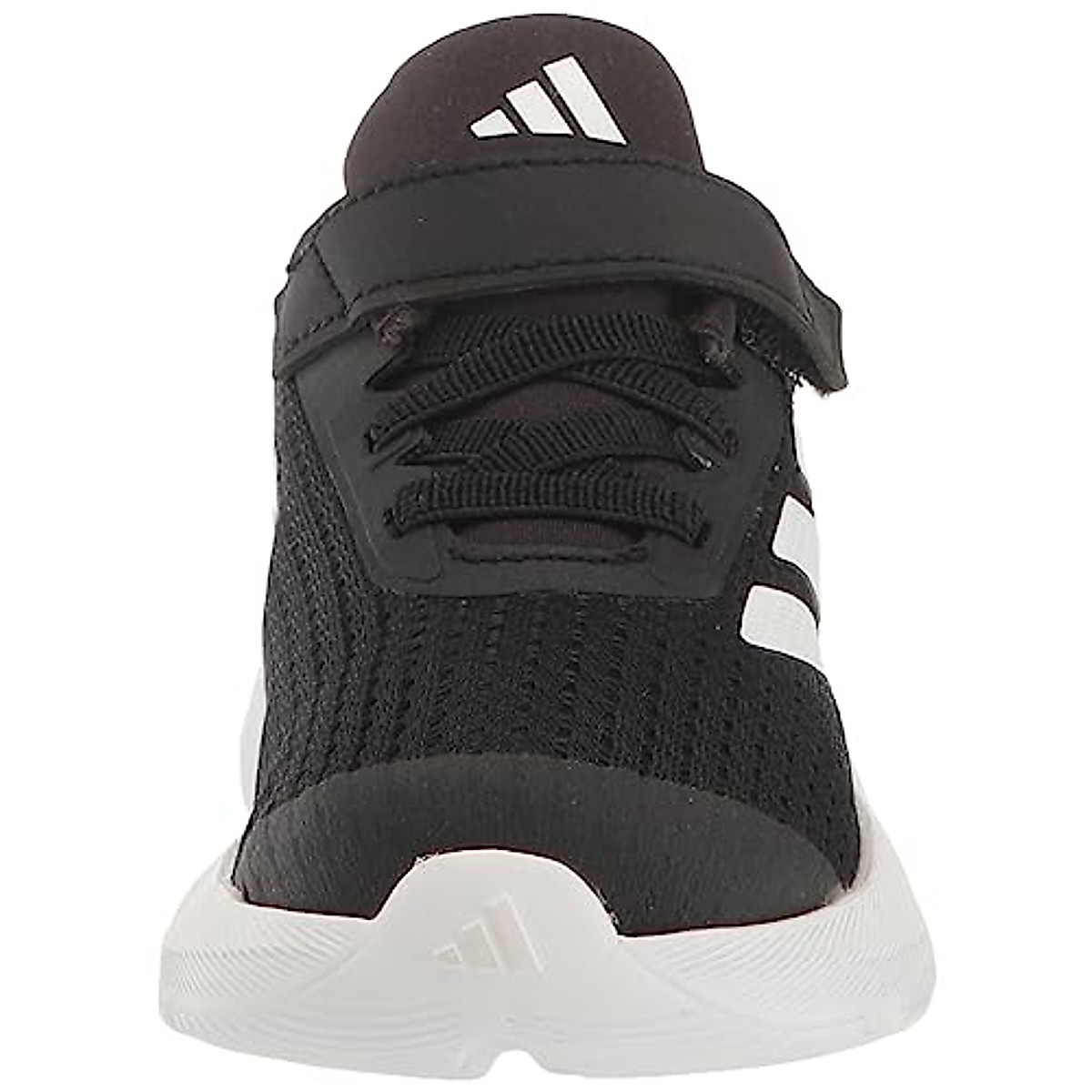 adidas Kids Duramo SL Elastic Lace Sneaker, Core Black/White/Carbon, 9 US Unisex Toddler