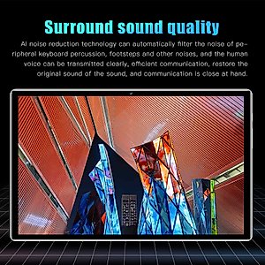 Dpofirs 10 Inch Androids 10 Tablet, 4GB 128GB Octa Core Processor Tablet Computer with 5MP 8MP Camera, WiFi BT HD Display, 6000mAh Dual Slots 3G Call Gaming Tablet(White)