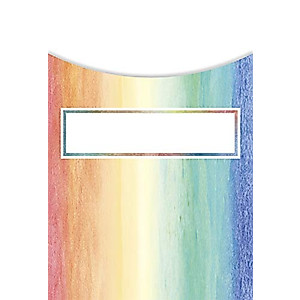 Teacher Created Resources TCR5816 Watercolor Library Pockets - Multi-Pack
