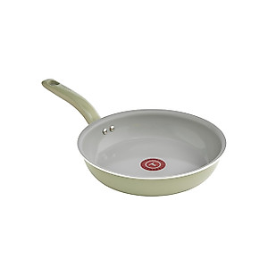 T-fal Recycled Ceramic Nonstick Fry Pan 12 Inch Oven Safe 350F Pots and Pans, Cookware Green