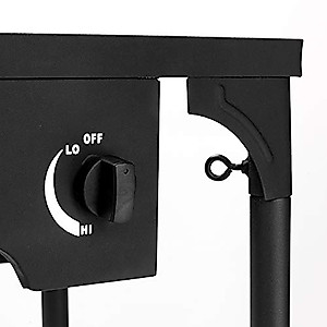 Outdoor Camp Stove,Double Burner High Pressure Propane Gas Cooker Portable Cast Iron Patio Cooking Burner for Camping,Fishing,Parties,Tailgates Hunting