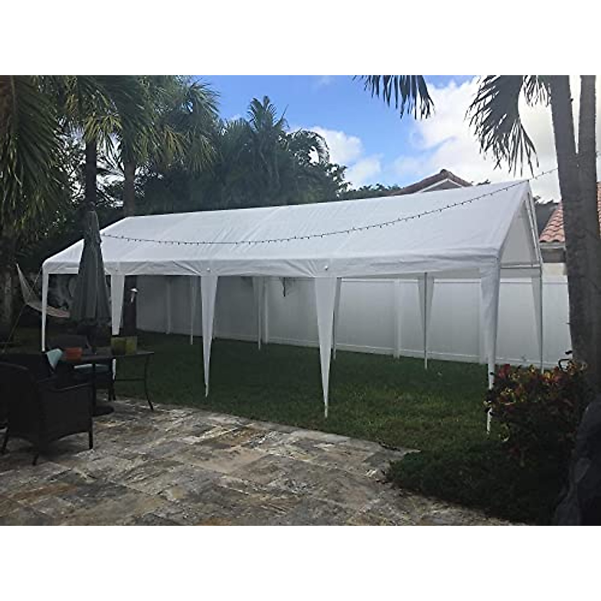 Quictent 13'x26' Heavy Duty Outdoor Gazebo Wedding Party Tent Canopy Shelter with Carry Bags
