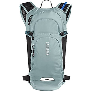 CamelBak Women's Lobo 9 Bike Hydration Pack - Helmet Carry - Magnetic Tube Trap- 70oz, Blue Haze/Black