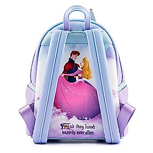 Loungefly Disney Princess Castle Series Sleeping Beauty Womens Double Strap Shoulder Bag Purse