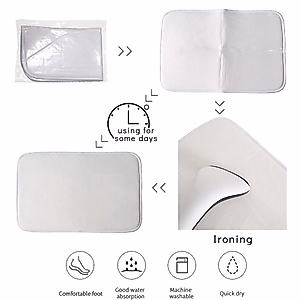 Door Mat Red Flamingo Print Doormat Non Slip Rug Bathroom/Bedroom/Kitchen/Office Indoor Floor Mats,Microfiber Memory Foam Bath Rugs 16x24Inch