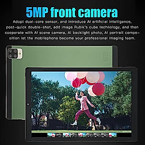 10 Inch Tablet, 4GB RAM 64GB ROM Octa Core Processor Support WiFi BT GPS Night Reading Mode, 3G Net 5G WIF PC Tablet for Android