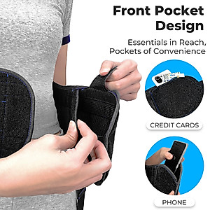 ZOYER USA Recovery Back Brace w/ Lumbar Support, Quad-Spring Stabilizers, Chronic Pain Relief, Sciatica, Posture Corrector, Customizable Tension, S/M