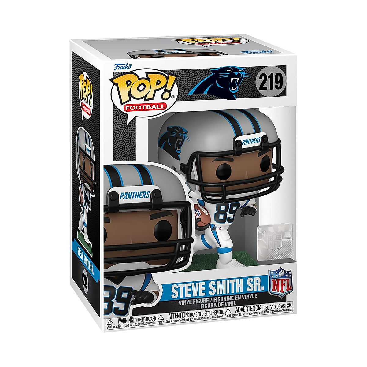Funko POP! NFL: Legends - Steve Smith Sr .- (Panthers) - Collectable Vinyl Figure - Gift Idea - Official Merchandise - for Kids & Adults - Sports Fans - Model Figure for Collectors and Display