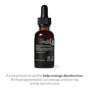 Bambu Earth Cold-Pressed Repairing Facial Serum - Organic Ingredients - Rosehip and Vitamin C Facial Serum for Women to Help Even Skin Tone and Recover from Hyperpigmentation & Sun Damage (1 oz)