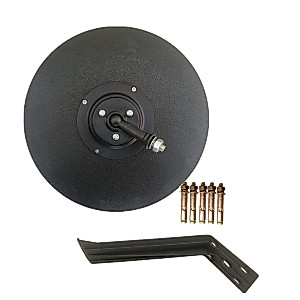 Traffic Curved Convex Wide Angle Mirror, 30 cm / 12", Unbreakable for Road Safety Shop Security with Adjustable Wall Fixing Bracket