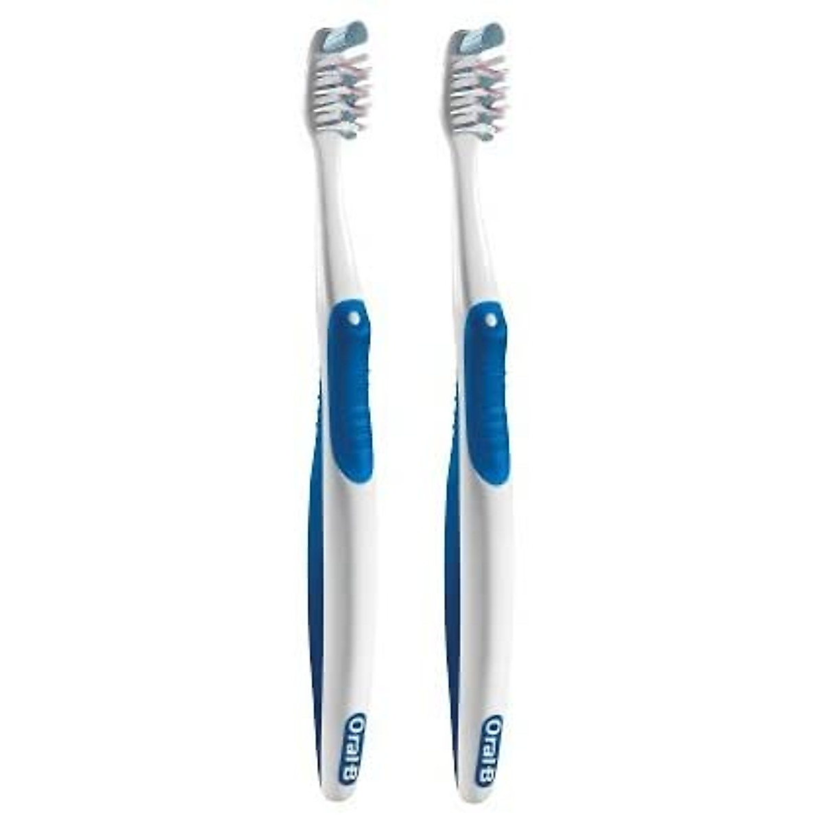 Oral-B Cross Action Gentle Clean Manual Toothbrush 35 Extra Soft (Colors Vary) - Pack of 2