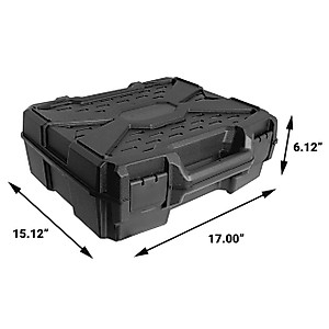 Case Club Hard Carry Case- Fits Meta Oculus Quest Pro VR Headset, 2 Touch Pro Controllers, Charging Base, Cords & More! Lockable Case w/Shock Absorbing Pre-Cut Foam Fits Quest Pro Out of the Box!