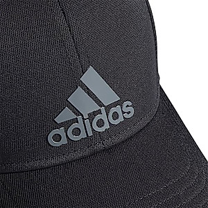 adidas Men's Decision Structured Low Crown Adjustable Fit Hat, Black/Onix Grey, One Size