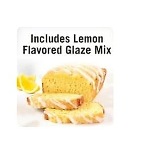 White Lily Lemon Pound Cake Mix, 16.2 OZ Box, Included lemon-flavored glaze mix (PACK OF 3) With Meal Time Prayer Card
