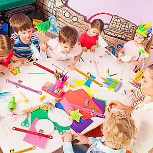 24 Pcs Slide and Learn Number Line 16.5 x 1.5 Inch PVC Number Line for Student, 0 to 30 Math Number Line Animal Positive Integers Number Lines Childhood Education Materials for School (Vivid Colors)