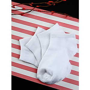 Cooraby 15 Pack Kids' Half Cushion Low Cut Athletic Ankle Socks Boys Girls Ankle Socks