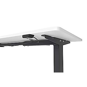 HON Basyx BSXHW2460 Height Adjustable Desk, 24 x 60, White